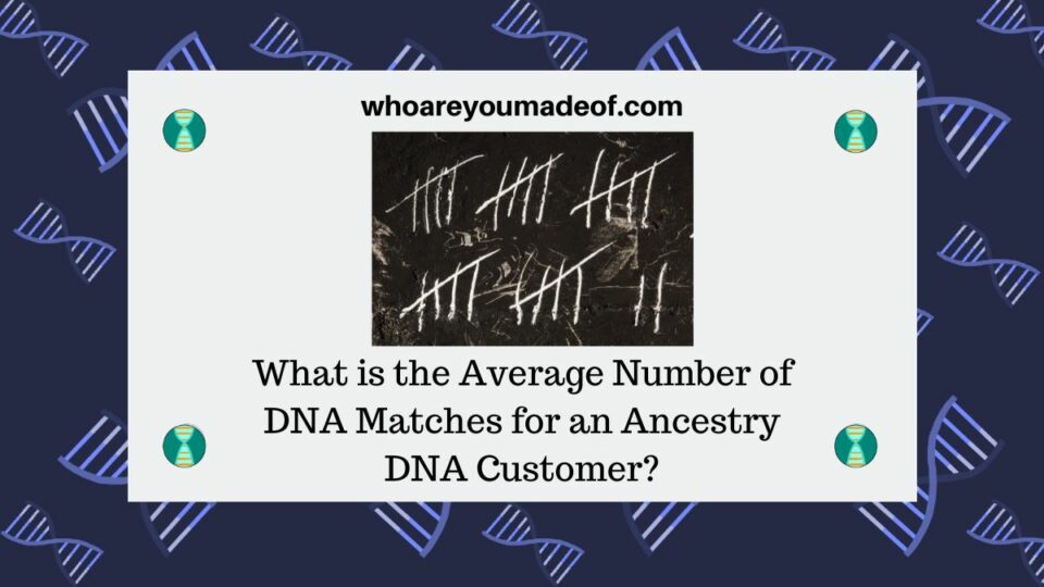 What is the Average Number of DNA Matches for an Ancestry DNA Customer ...