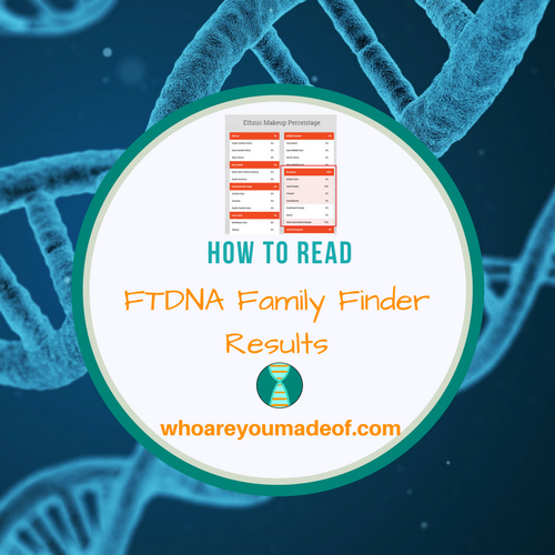 How to Read FTDNA Family Finder Results - Who are You Made Of?