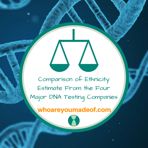Comparison of Ethnicity Estimate From the Four Major DNA Testing ...