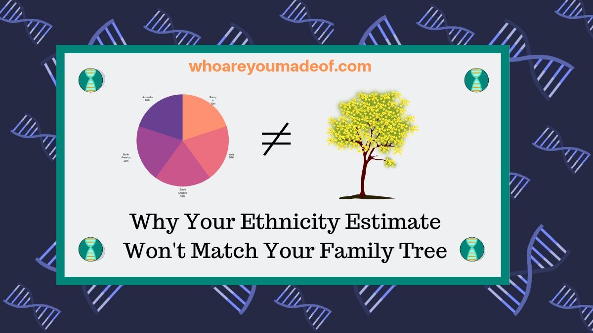 Why Your Ethnicity Estimate Won't Match Your Family Tree - Who are You ...