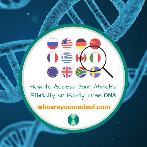 How to Access Your Match's Ethnicity on Family Tree DNA - Who are You ...