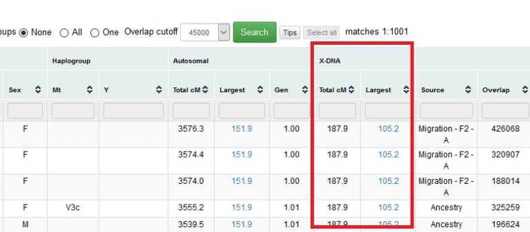 X DNA Matches on Gedmatch - Who are You Made Of?