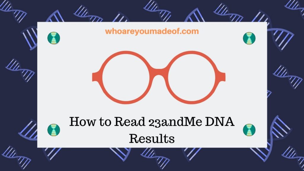 How to Read 23andMe DNA Results - Who are You Made Of?