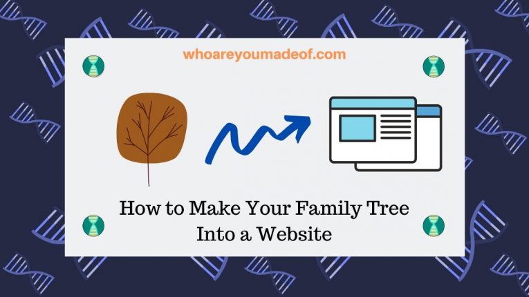 How to Make Your Family Tree Into a Website - Who are You Made Of?