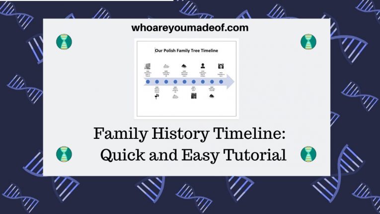 Family History Timeline: Quick and Easy How To Tutorial - Who are You ...