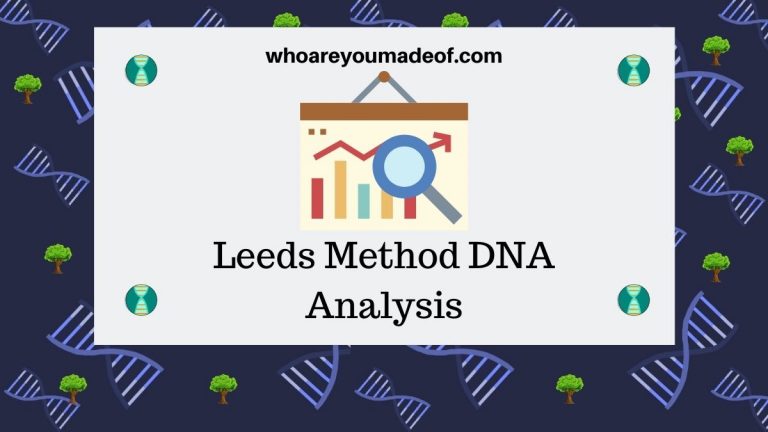 Leeds Method of DNA Analysis - Who are You Made Of?