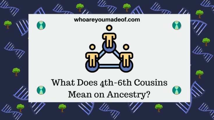 What Does 4th-6th Cousin Mean on Ancestry? - Who are You Made Of?