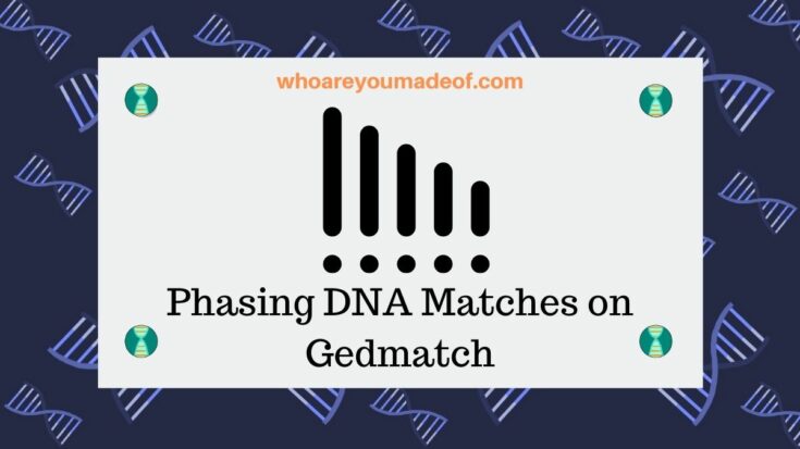 Phasing DNA Matches on Gedmatch: Paternal and Maternal Matches - Who ...