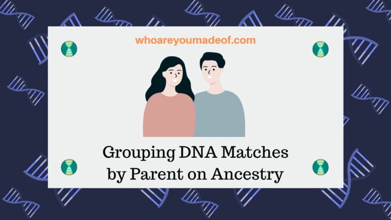 Grouping DNA Matches by Parent on Ancestry - Who are You Made Of?