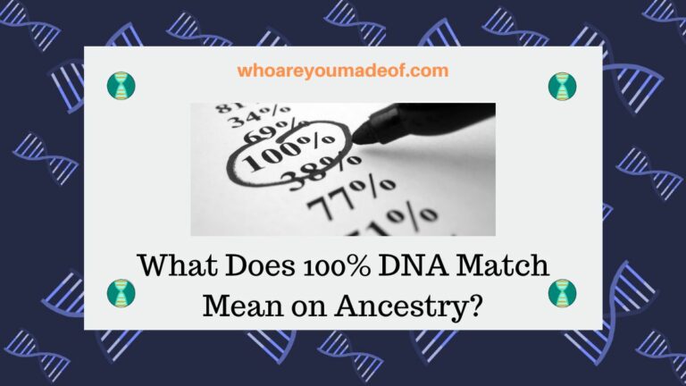 What Does 100% DNA Match Mean on Ancestry? - Who are You Made Of?