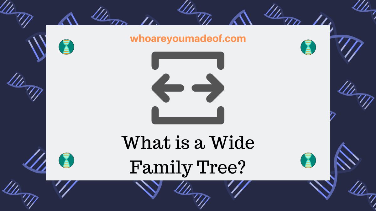 What is a Wide Family Tree? - Who are You Made Of?