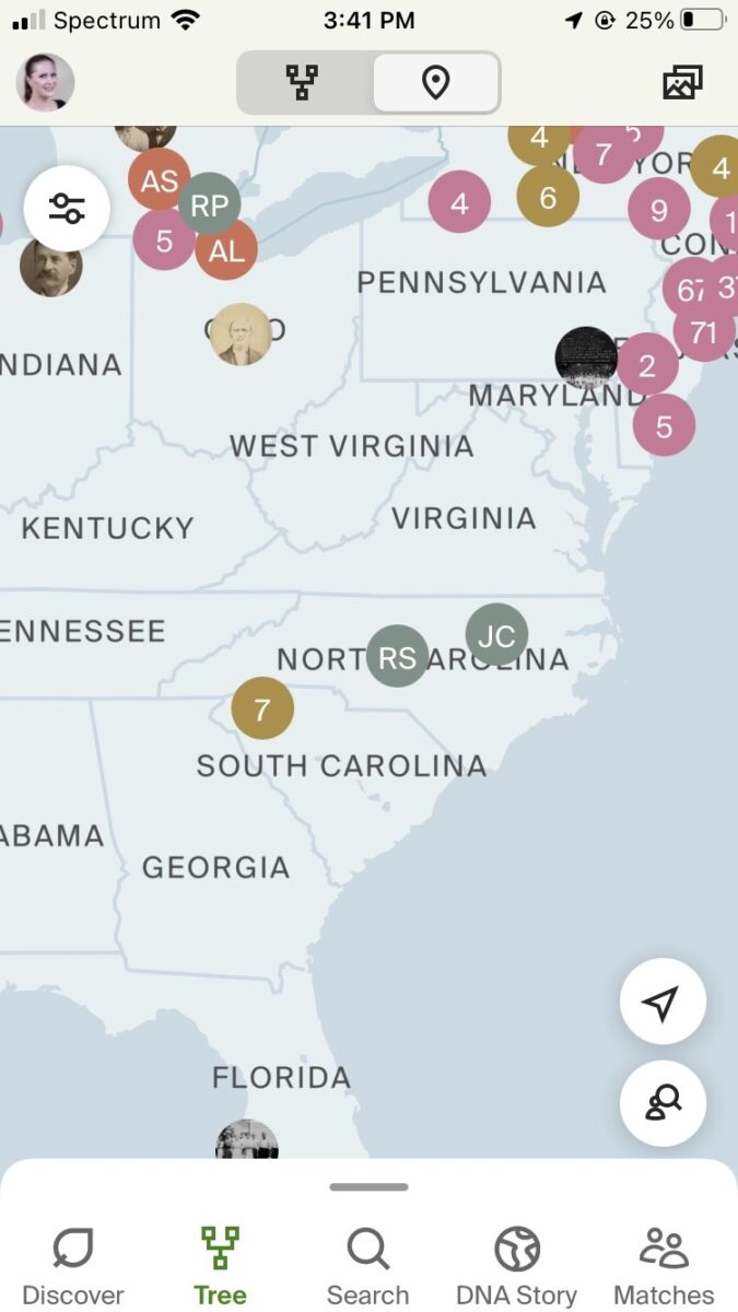 How to See a Map of People Who Are In Your Ancestry Family Tree - Who ...