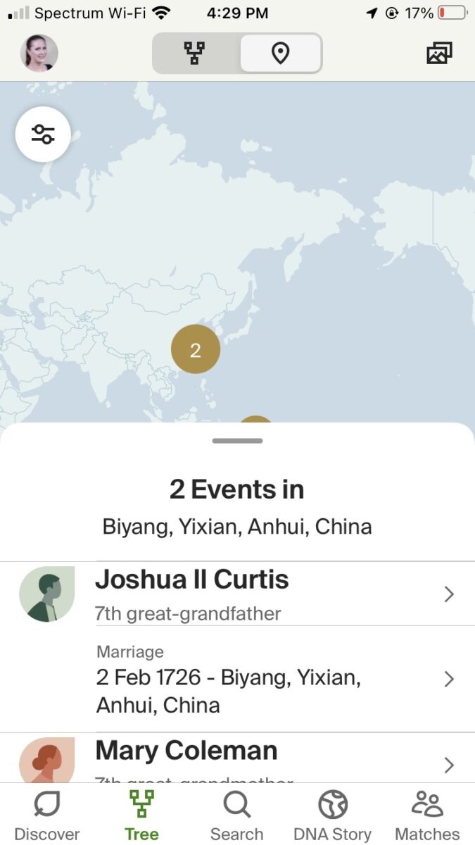 How to See a Map of People Who Are In Your Ancestry Family Tree - Who ...