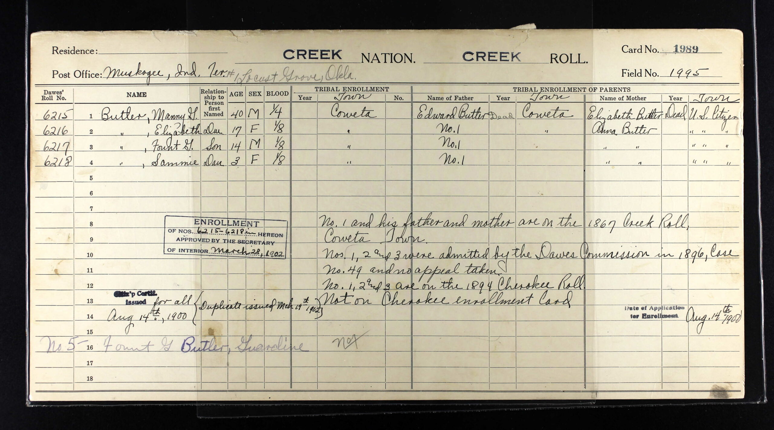 What is the Dawes Roll? - Who are You Made Of?