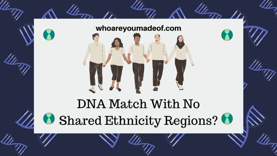 Is it Possible to Have a DNA Match With No Shared Ethnicity Regions ...