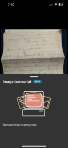 Ancestry AI Image Transcript Feature - How to Use - Who are You Made Of?